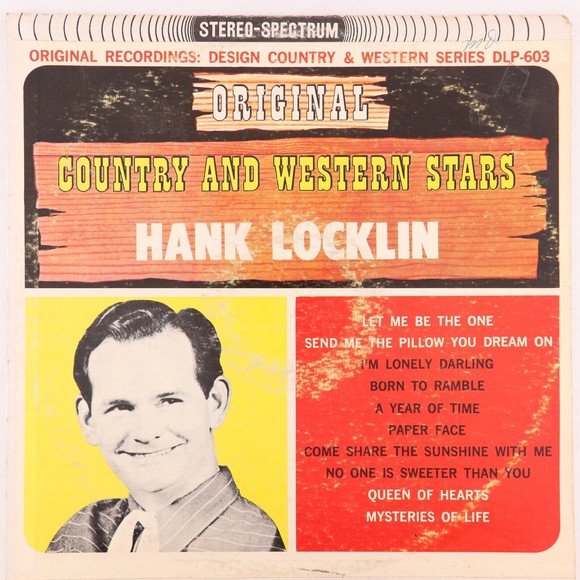 Media | Original Country And Western Stars Hank Locklin 1962 Country 12 ...